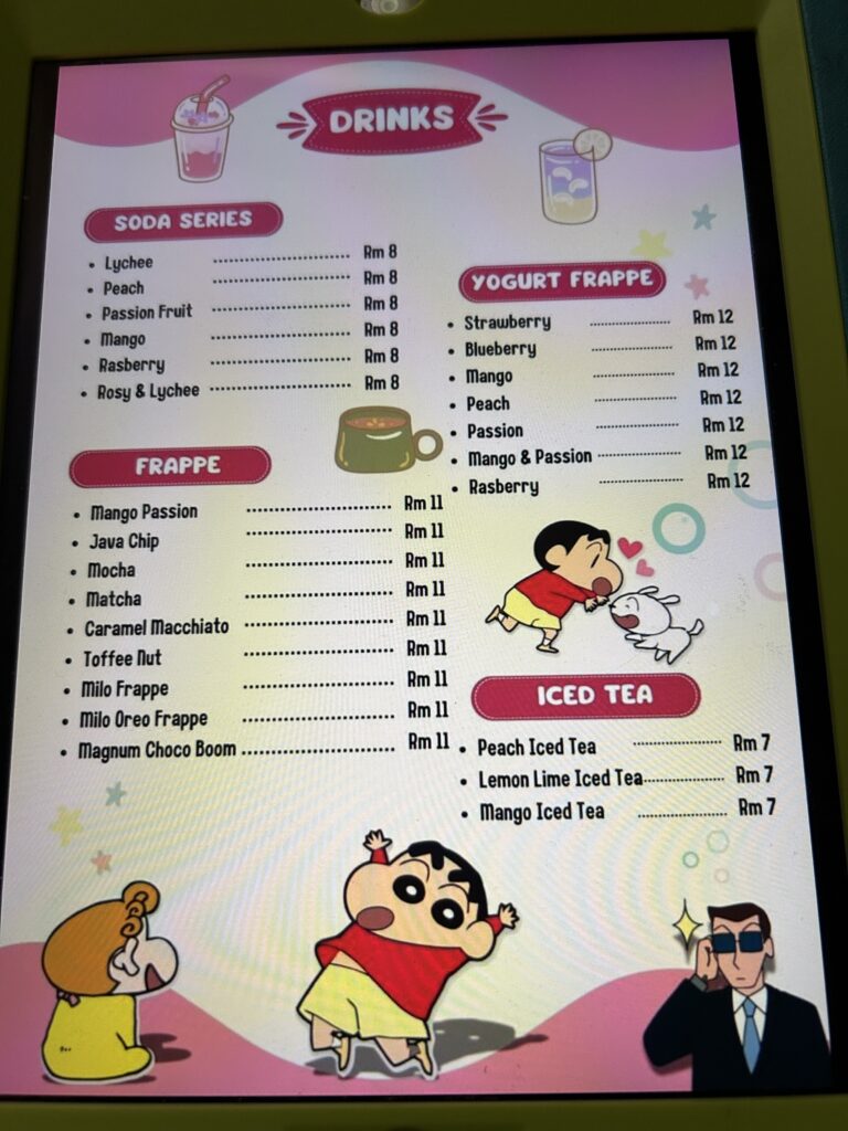 Poppy Cafe Menu Preview in Miri City - Miri City Sharing