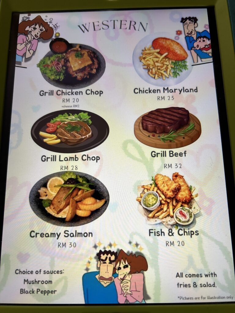 Poppy Cafe Menu Preview in Miri City - Miri City Sharing