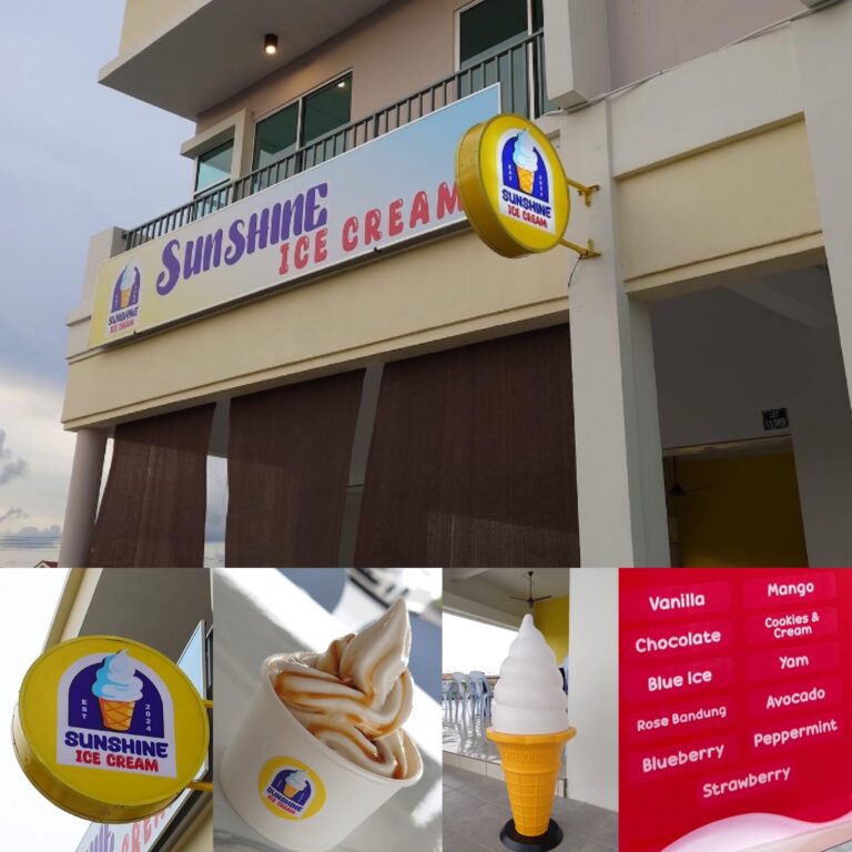Sunshine Ice Cream Now in Miri City - Miri City Sharing