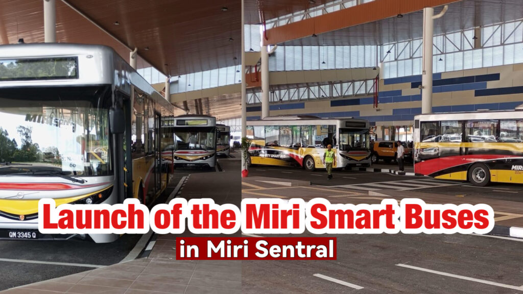 Launch of the Miri Smart Buses in Miri Sentral - Miri City Sharing