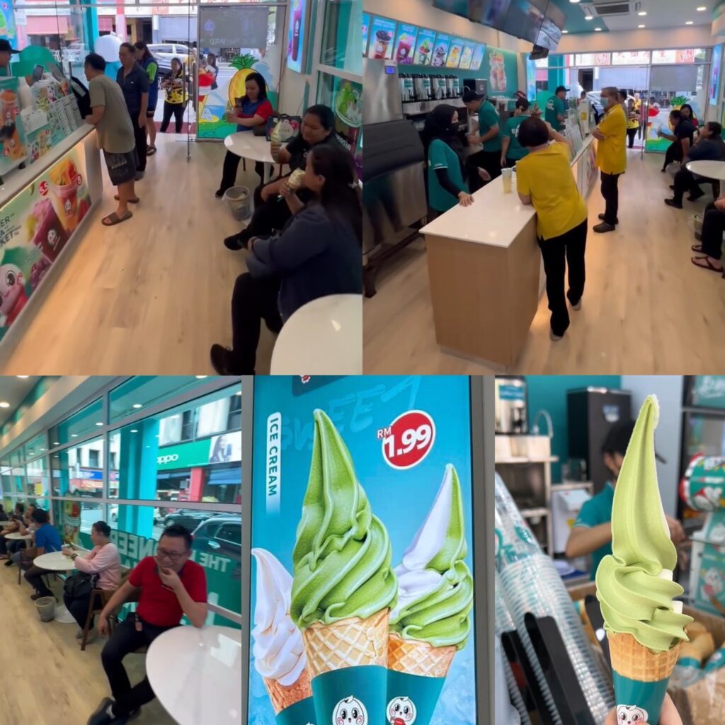 NEW Ice Cream Spot in Miri City - Miri City Sharing