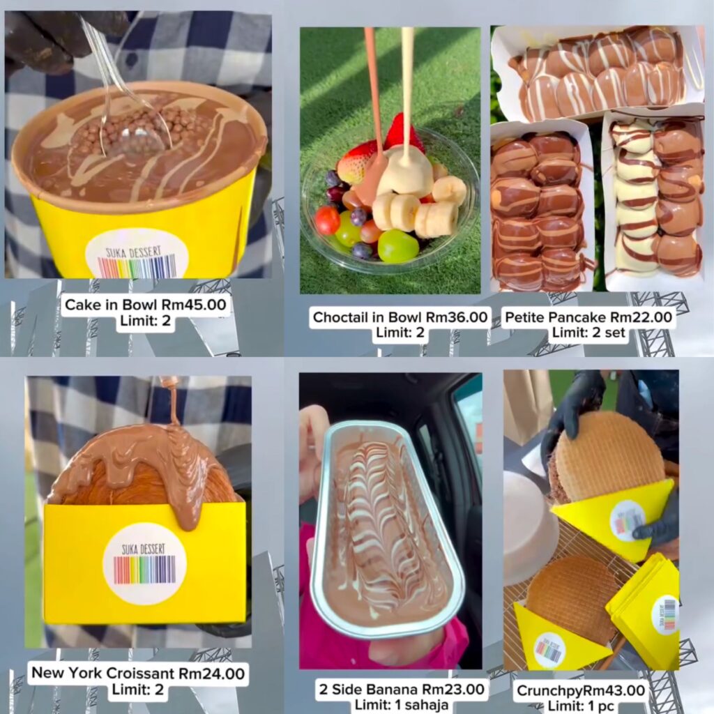 Suka Dessert Menu Preview Miri City - Miri City Sharing