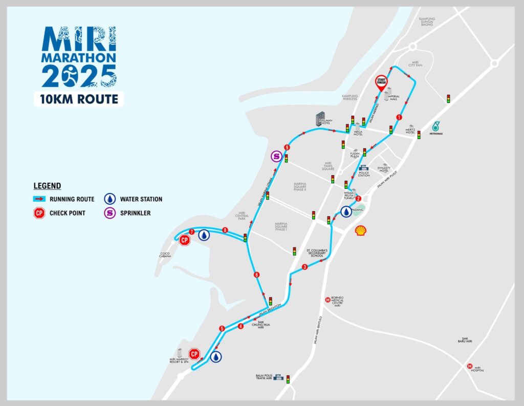 Miri Marathon 2025 Road Closures Info - Miri City Sharing