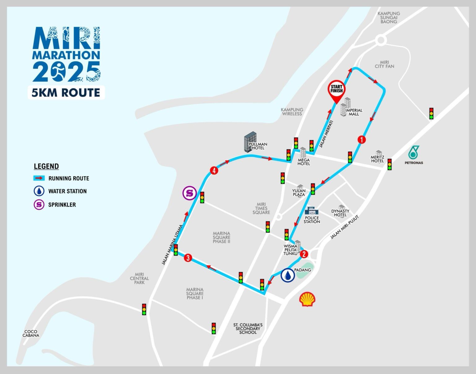 Miri Marathon 2025 Road Closures Info - Miri City Sharing