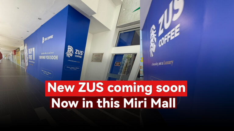 New ZUS Coffee is coming to This Mall in Miri - Miri City Sharing